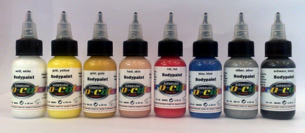 vendita Hansa Pro-Color kit 8 colori aerografo bodypainting 30 ml